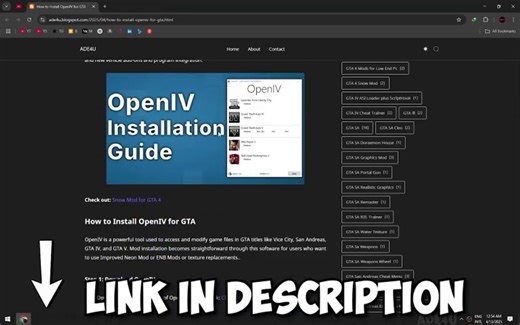 How to Install OpenIV