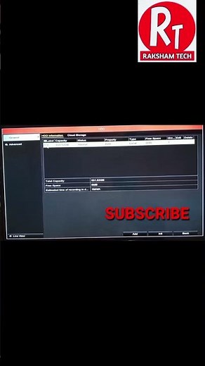 how to delete cctv camera recording in hikvision dvr? #cctv
