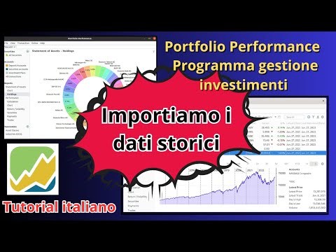 Portfolio Performance: importiamo i dati storici #portfolio #opensource