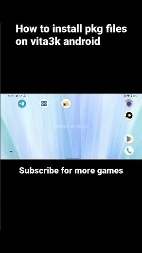 Cara instal file pkg di vita3k android #vita3k