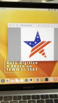 Auto Digitizing TEWH SI 1501 Commercial Embroidery Machine