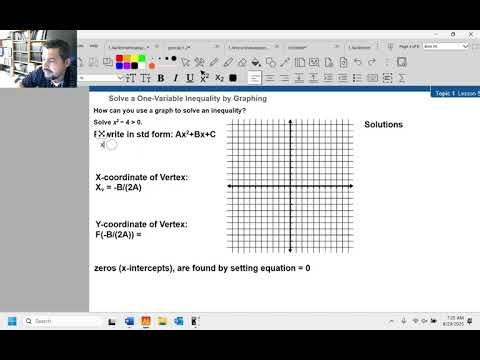 EnvisionAlgebra2 1.5 solvebygraphing(lecture)