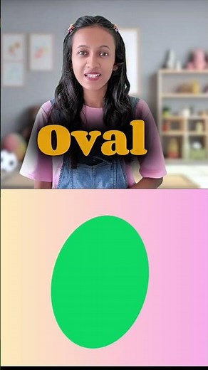 Shapes Are All Around | Learn All The Shapes| Oval shape | Shape Shorts video