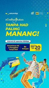 36K views · 22 reactions | Raya bersama lebih bermakna dengan Internet 100Mbps laju betul, biar kamurang tetap rapat sama keluarga bah. | CelcomDigi | Facebook
