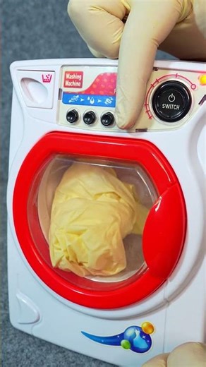 Satisfying with Unboxing & Review Miniature Washing Machine Toy Video | ASMR Videos