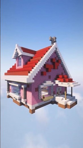 I BUILT Kame House from Dragon Ball in MINECRAFT! 🏝️ #minecraft #dragonballz #minecraftbuilding