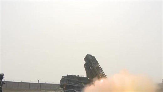 India successfully conducted the maiden flight test of the Pinaka Long Range Guided Rocket (LRGR-120) on December 29, 2025, at the Integrated Test Range, Chandipur. The DRDO-developed rocket achieved its maximum range of 120 km, executing all planned in-flight manoeuvres, confirming system accuracy and performance. | Indian Defence News