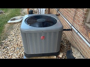 2020 Rheem RP14 Heat Pump - Defrost Cycle (With Steam)