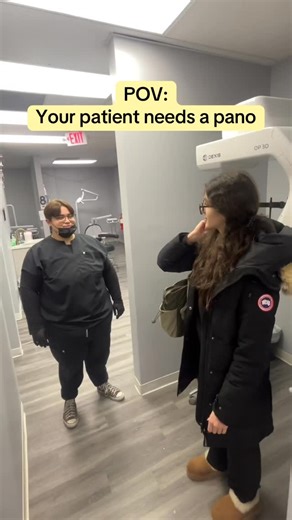 All jokes aside, panoramic x-rays work best when nothing is in the way. 🦷 So if a dental assistant asks you to take off your glasses or a necklace, it’s because they want the clearest image possible. 😊 #dentalassistant #dentalhumor #dentaloffice #pano #themoreyouknow | Devoted Dental
