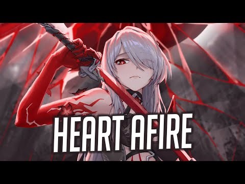 Nightcore - Defqwop - Heart Afire (ft. Strix) (Lyrics)