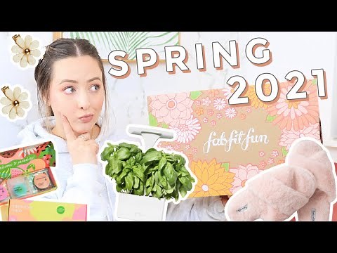 FabFitFun Spring 2021 Unboxing!
