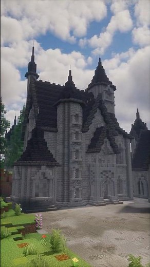 🏰 Gothic Minecraft House Build | Dark Medieval Survival Base Tutorial