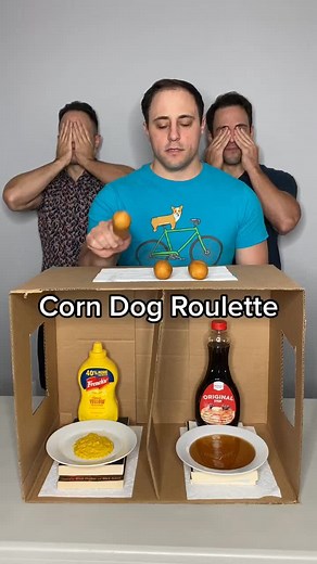 Corn Dog Joke Challenge with Mustard or Syrup?