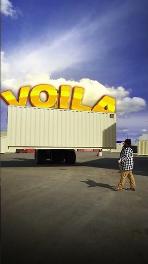 24ft Storage container for sale with roll-up door