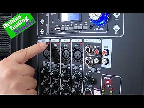Overview of the PYLE PPHP898MX 600w Bluetooth PA Speaker & Amplifier Mixer System Kit