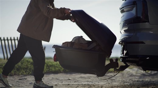 Who doesn’t need a little extra storage? The Volvo trailer hitch cargo box gives you a roomy, secure spot—400 liters of space—with a hard shell and SlideLock closure, so packing for trips is effortless and tidy. Perfect for gear, trips, and anything you don’t want inside the cabin. #VolvoAccessories #TrailerHitchCargoBox #ExtraStorage #PackMoreGoFarther #VolvoLife #EasierLiving #RoadTripReady #SmartStorage #AdventureReady #VolvoMoments | Quantrell Auto Group