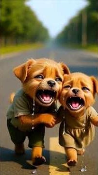 Rich papi used to laugh... "No house, no money#3danimation #ai #puppyvideos