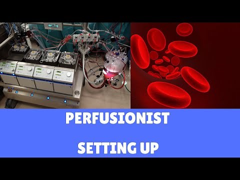 Setting up Heart Lung Machine