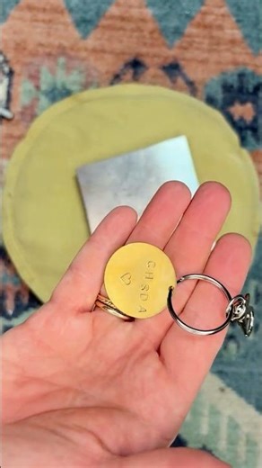 Custom Hand Stamped Keychains Made Just for You 🔨✨