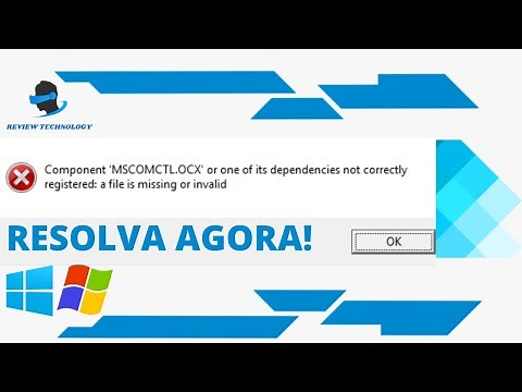 Como Resolver Erro "MSCOMCTL.ocx" No Pc- Windows 7.8.10