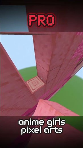 Anime Girl Pixel Art Evolution in Minecraft 🦋💜