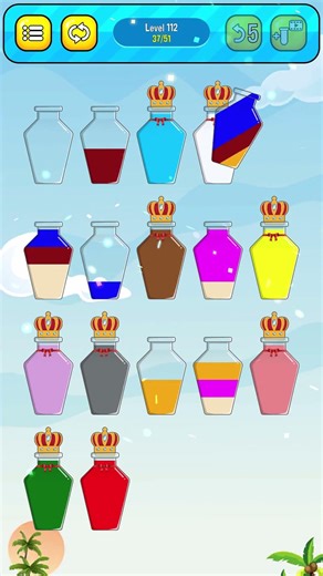 Water Sort Puzzle Level 112 - Can You Solve This?