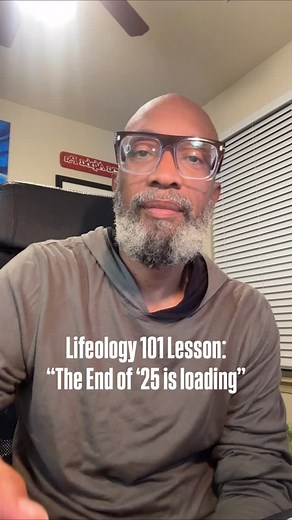 Lifeology 101 Lesson “End of ‘25 Loading…” Hey Fam. The end of 25 is loading… And you feel like you haven’t accomplished anything. Well don’t. You have! 👊🏽👏🏽🙏🏽 Think Differently. Believe Differently. Live Differently. ‘Cause when you change your mind, you’ll change your world. #thedopeprofessor #thanksgiving #changeyourmindsetchangeyourlife #inspiration #winstonwarrior #silverfoxsquad #instavideo #lifeology101 #motivationalspeaker #inspirationalspeaker #motivation 🗣✌🏽🚪 🧠 | Winston Warr