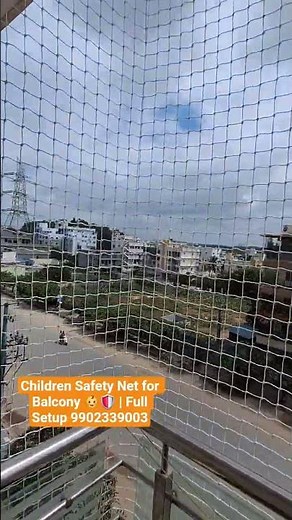 Children Safety Net for Balcony 👶🛡️ | Full Setup Your Balcony Safe for Kids? 🧸 Install Safety Net T