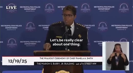 Washington Informer on Instagram: "Outgoing Police Chief Pamela Smith speaks during a walkout ceremony held in her honor on Dec. 19, 2025. Smith announced her resignation earlier this month amid allegations that she pressured officers to change crime data classifications, which would have made crime levels appear lower."