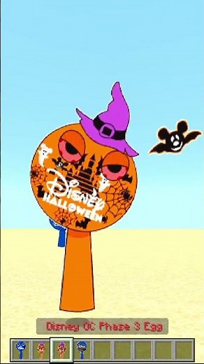 Sprunki OC Disney Phase 1 To Phase 4 In Minecraft