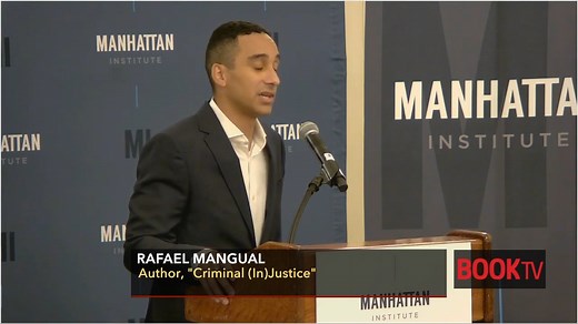 Manhattan Institute senior fellow Rafael Mangual argues that defunding the police and introducing more leniency in the criminal justice system would disproportionately harm black and brown Americans. Watch on October 23rd at 9:30 AM ET on C-SPAN2 Watch the program online at: https://www.c-span.org/video/?522024-1/criminal-injustice | BookTV