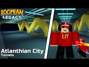 SECRET Area FOUND In ATLANTHIAN CITY! (Loomian Legacy)