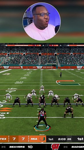 Those running lanes look different when the receivers blocking! #ncaafootball #ncaa25 #madden24 #collegefootball #ncaafootball24