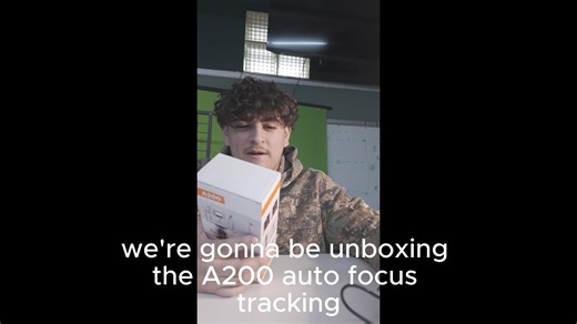 A200 AI Camera Tracking Phone Mount Unboxing By Steezy