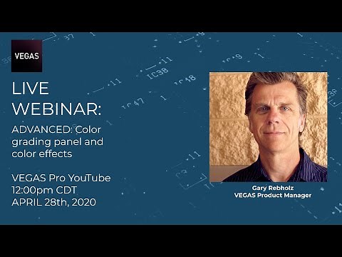 Color Grading Panel & Color Effects (ADVANCED) | LIVE Training for VEGAS Pro