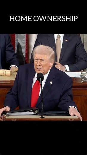 State of the union home ownership clip. #trump #news #shorts