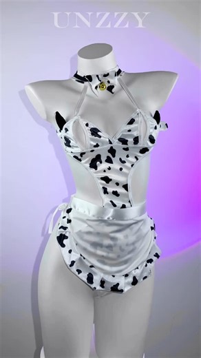 Unzzyofficial on Instagram: "unzzyofficial Cow maid suit 🔍KF11268 $22.99 www.unzzy.com #unzzy #unzzystore #dress #sexy #girl #cow #cowgirl #maid #cosplay"