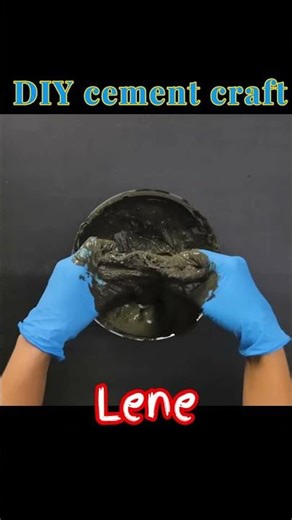 DIY Cement Flower Pot🌺 | Easy Garden craft #shorts #viral