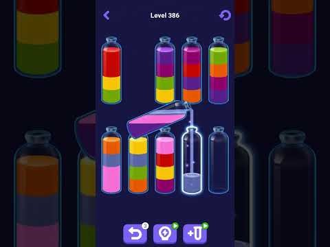 Water Sort Puzzle Walkthrough – Levels 381–391 Silent Strategy Guide #watersort