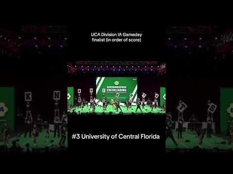 UCA Nationals College Cheer Division IA Gameday Rankings out of Semi Finals