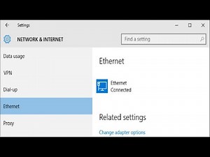 How to Set an Ethernet Connection as Metered in Windows 8 and 10