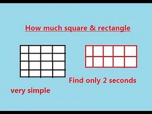 SHORT TRICKS TO COUNT SQUARES AND RECTANGLES