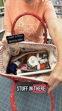 Poppins Bag Class ❤️ #quilting #quilted #fabricstore #sewing