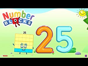 Numberblocks World | Meet Numberblocks Twenty-Five | Number 25 | Learn Tracing | Educational Game