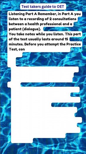 test takers guide | OET 2.0 Online Classroom #oetpreparation