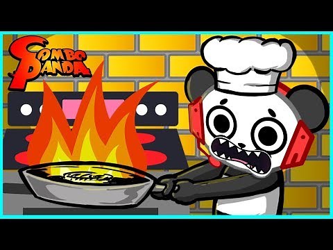 Overcooked Game making Burgers and Onion Soup! Let's Play with Combo Panda