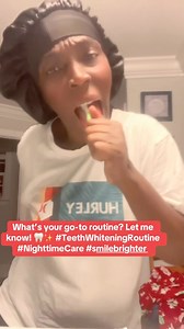 So, a lot of you have been asking how I keep my teeth so white. Here’s my nighttime routine: I use baking soda, White Glow charcoal toothpaste. After brushing, I rinse, use a five-minute whitening treatment, rinse again, and finish by placing my retainer. That’s it! What’s your go-to routine? Let me know! 🦷✨ #TeethWhiteningRoutine #NighttimeCare #SmileBright | Myrlande Bellevue