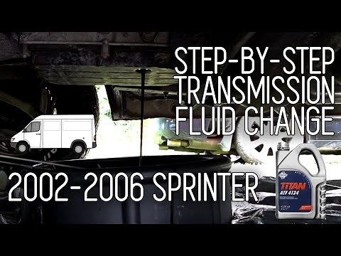 How to Change Transmission Fluid 2002-2006 T1N Sprinter | DIY basic maintenance