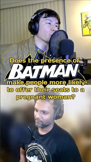 Scientific study: does Batman make people nicer? Part 1