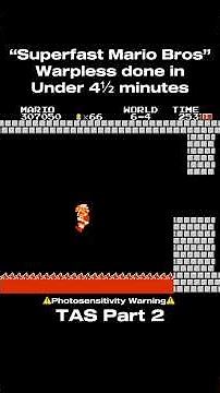 [TAS] SFMB W5-W8 (pt2) #mario #toolassistedspeedrun #smb #tasvideos